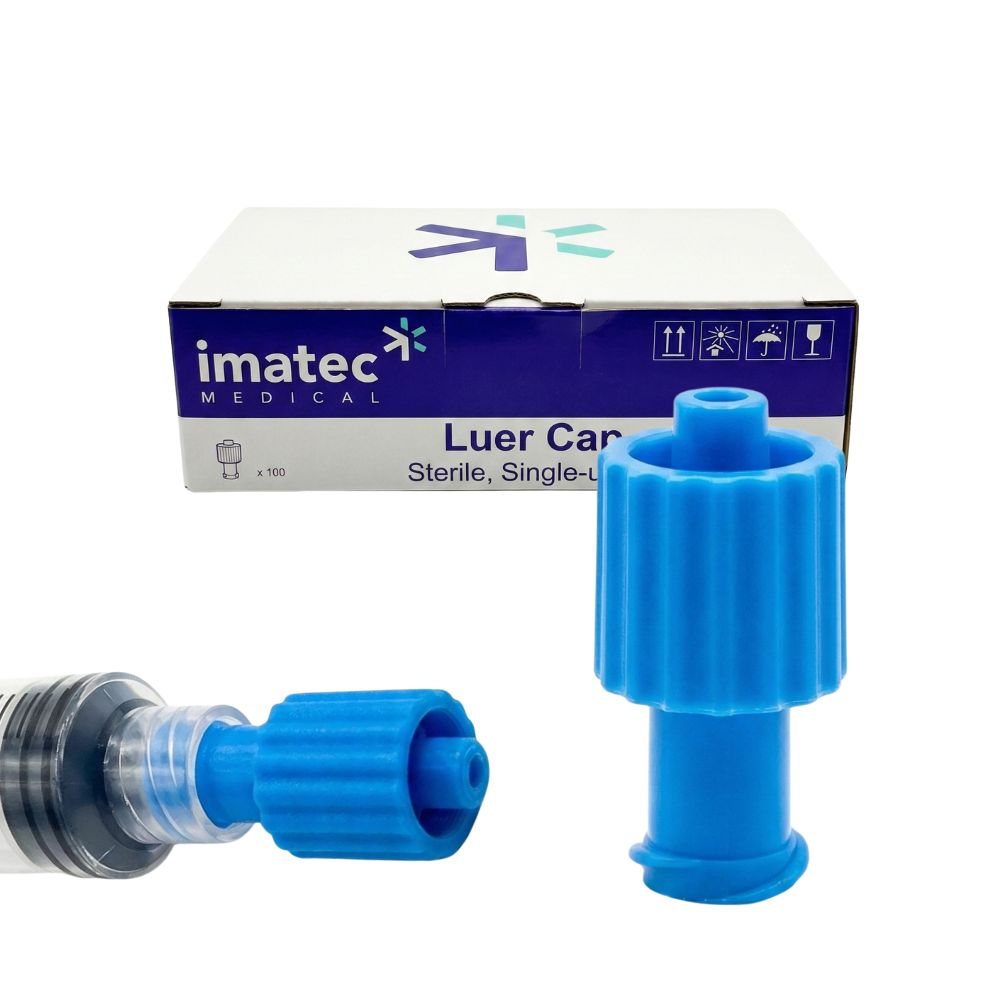 Luer Lock Cap – Combi Stopper - Box of 100 – Imatec Medical Australia