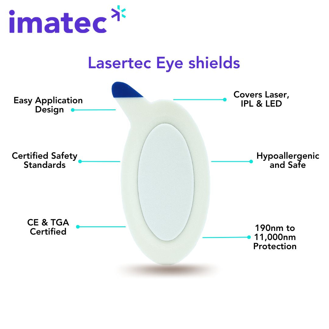 Lasertec Disposable Eye Shields (Laser, LED & IPL) - Boxes of 25 (Pair ...